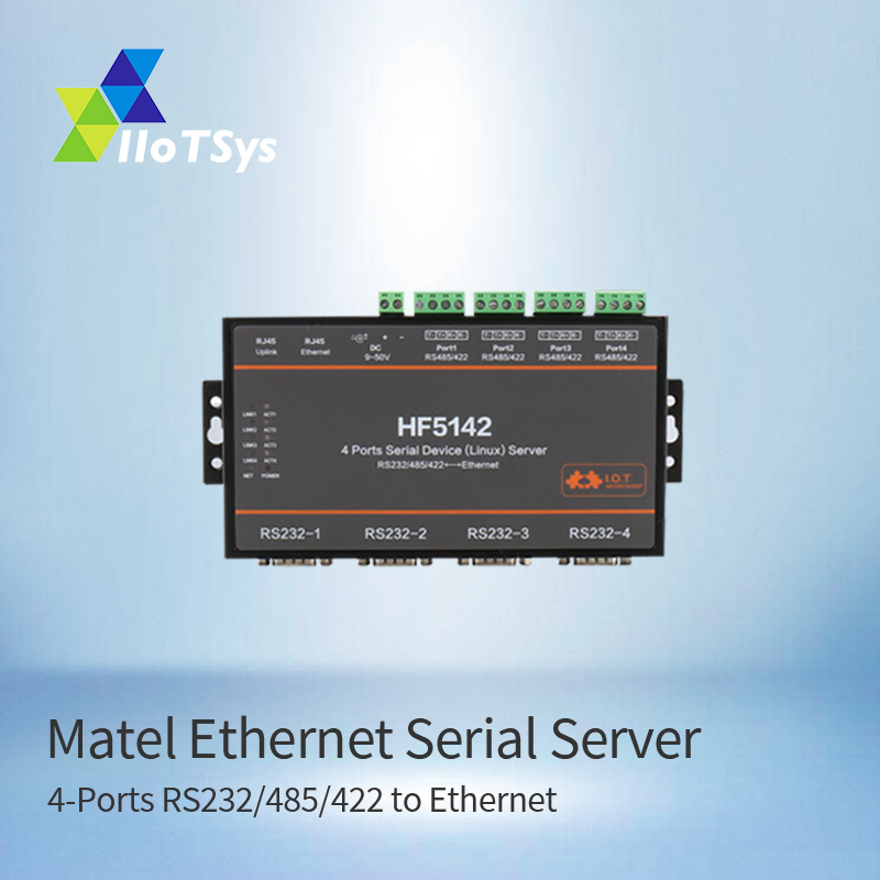 4 Ports RS485 RS232 RS422 Ethernet Serial Converter Serial Server – Serial Server 4G MQTT Gateway